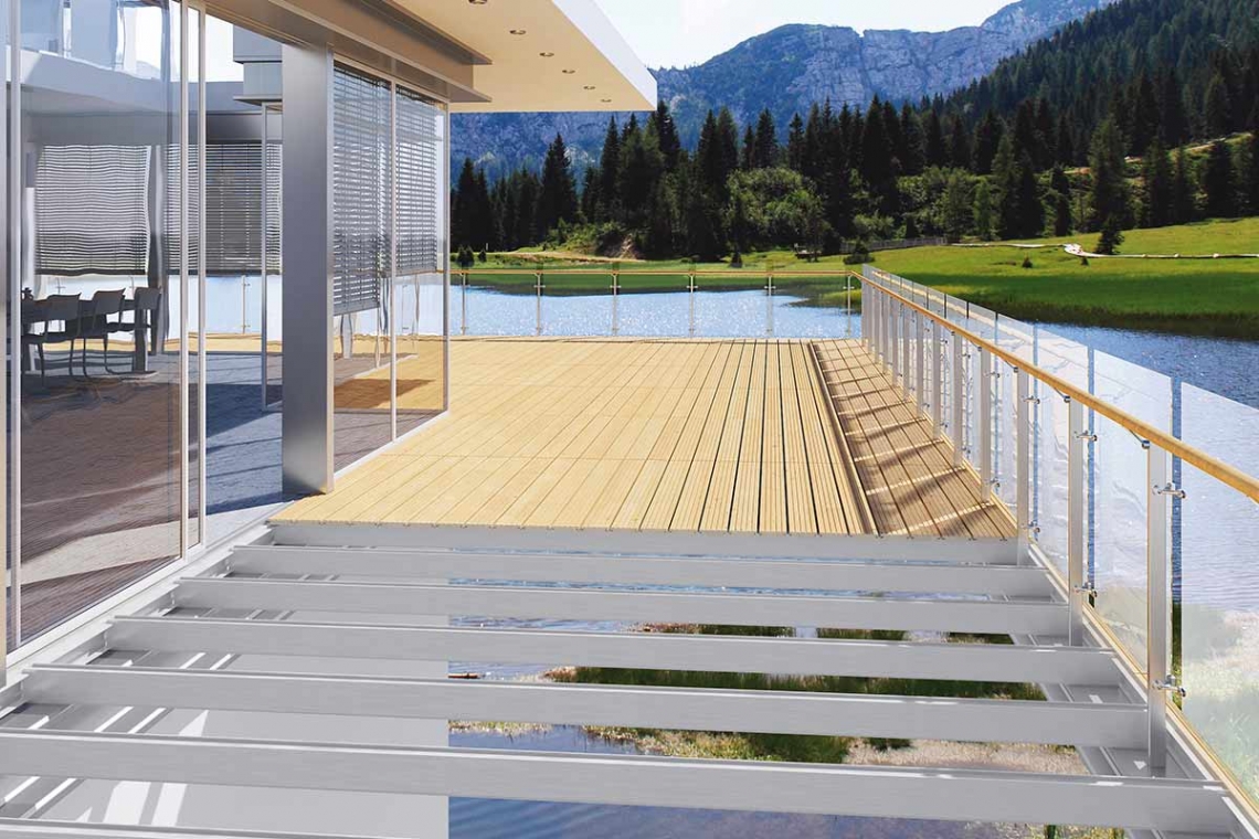 Terrassen-Tragsystem HKP | Eurotec